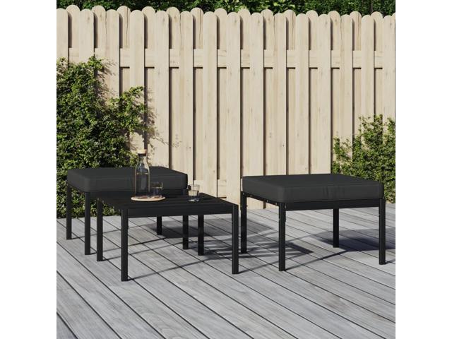 Click here for vidaXL Outdoor Footstool 2 Pcs Patio Ottoman Footr... prices