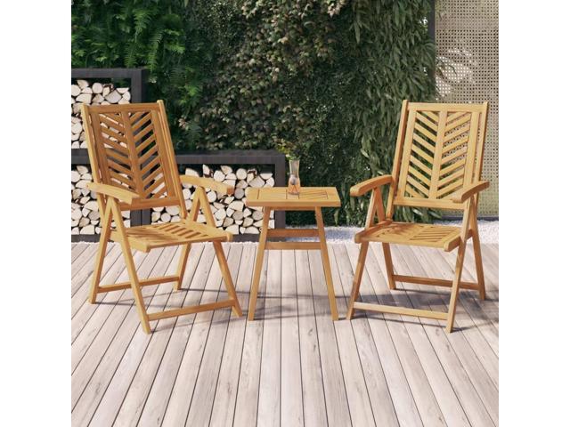 Click here for vidaXL Patio Chair 2 Pcs Reclining Chair Outdoor F... prices