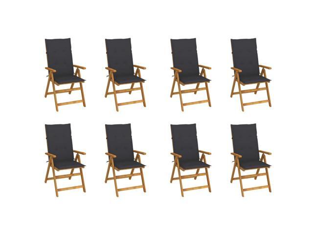 Click here for vidaXL Outdoor Recliner Chairs 8 Pcs Patio Chair w... prices