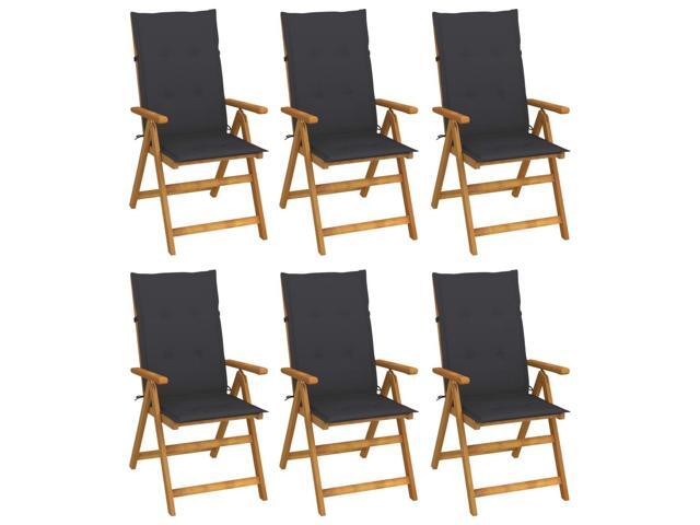 Click here for vidaXL Outdoor Recliner Chairs 6 Pcs Patio Chair w... prices