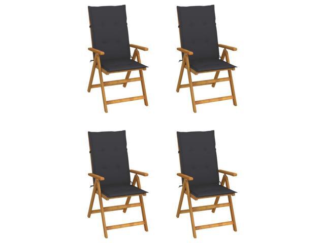 Click here for vidaXL Outdoor Recliner Chairs 4 Pcs Patio Chair w... prices
