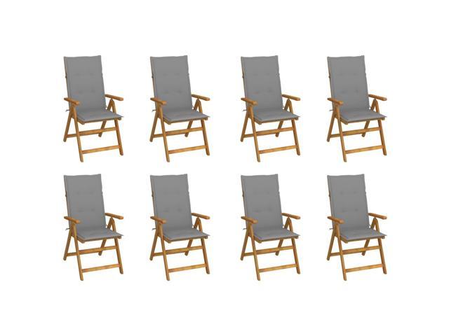 Click here for vidaXL Outdoor Recliner Chairs 8 Pcs Patio Chair w... prices
