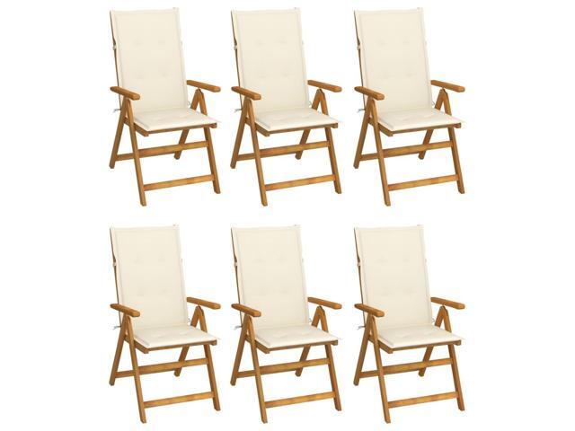 Click here for vidaXL Outdoor Recliner Chairs 6 Pcs Patio Chair w... prices