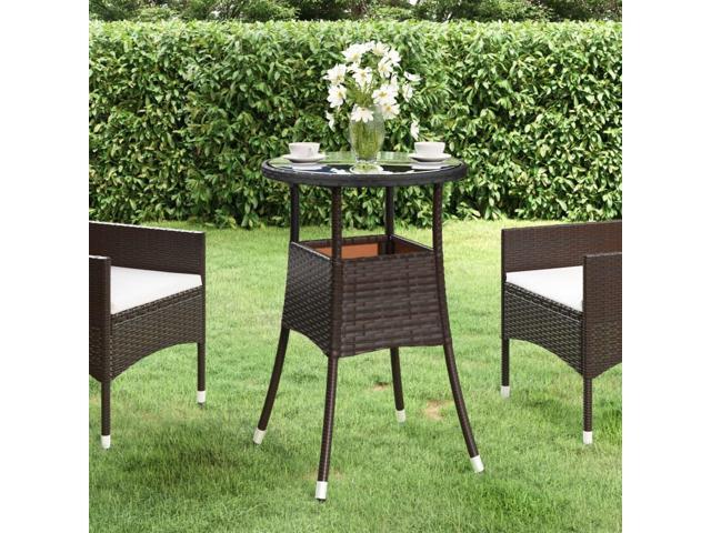 Click here for vidaXL Dinner Table Patio Dining Table Tempered Gl... prices