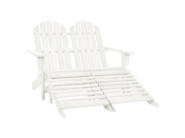 Click here for vidaXL 2-Seater Patio Adirondack Chair with Ottoma... prices