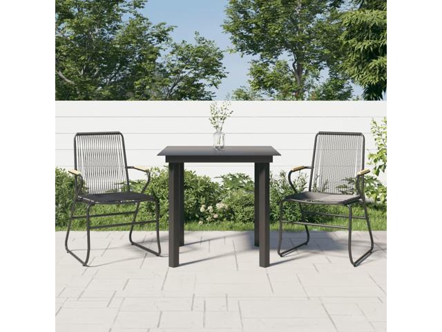 Click here for vidaXL Patio Dining Set 3 Piece Conversation Set w... prices