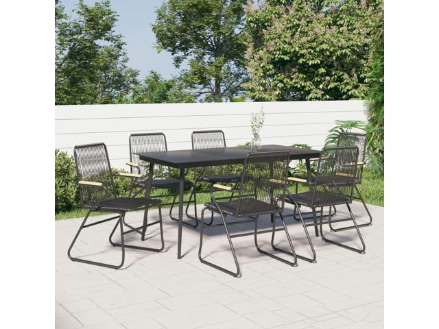 Click here for vidaXL Patio Dining Set 7 Piece Conversation Set w... prices