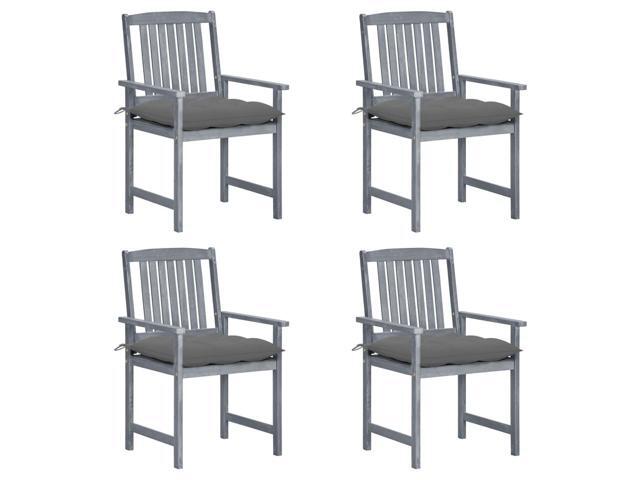 Click here for vidaXL Patio Chairs 4 Pcs Outdoor Chair with Cushi... prices
