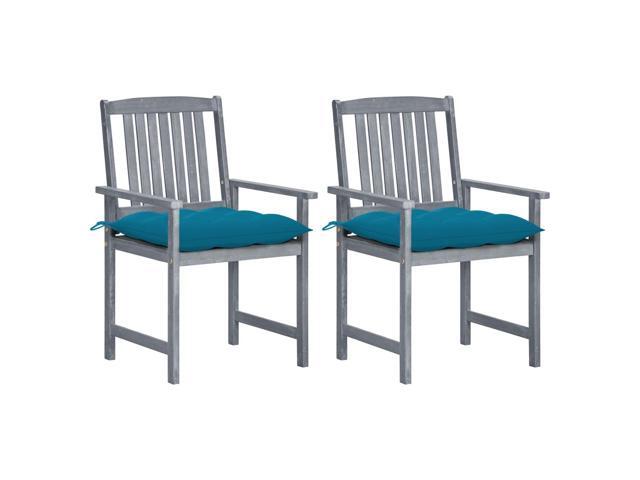 Click here for vidaXL Patio Chairs 2 Pcs Outdoor Chair with Cushi... prices