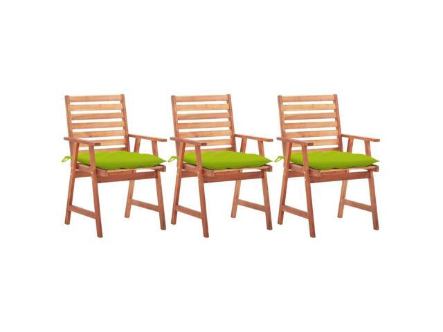 Click here for vidaXL Patio Dining Chairs 3 Pcs Outdoor Chair wit... prices