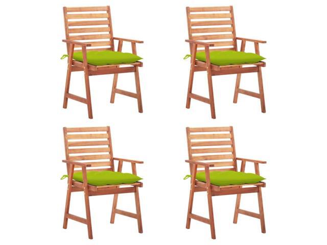 Click here for vidaXL Patio Dining Chairs 4 Pcs Outdoor Chair wit... prices