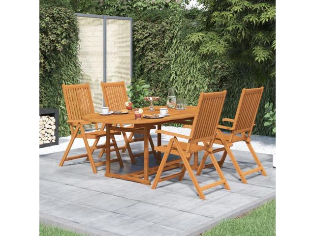 Click here for vidaXL Patio Dining Set 5 Piece Outdoor Table and... prices