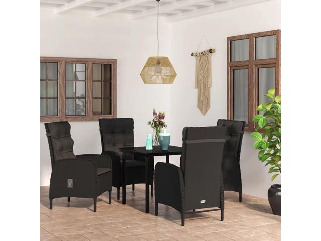 Click here for vidaXL Patio Dining Set 5 Piece Outdoor Patio Furn... prices