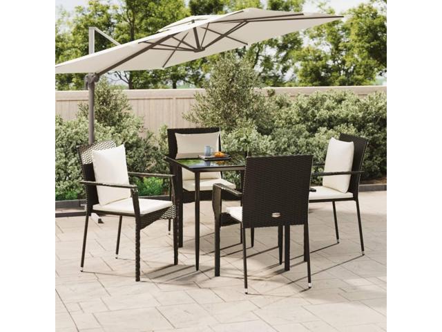 Click here for vidaXL Patio Dining Set with Cushions Furniture 5... prices