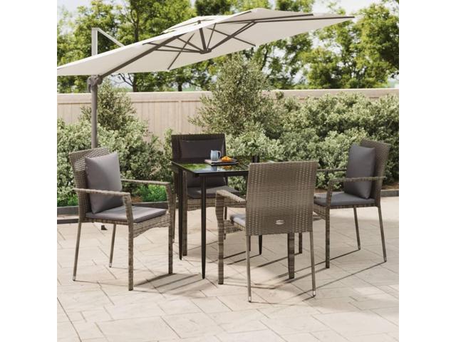 Click here for vidaXL Patio Dining Set with Cushions Seat 5 Piece... prices