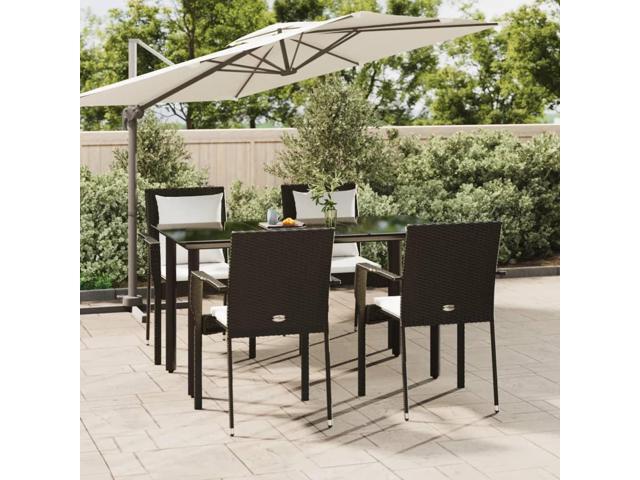 Click here for vidaXL Patio Dining Set with Cushions Furniture 5... prices