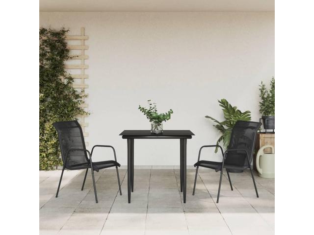 Click here for vidaXL Patio Dining Set Outdoor Furniture 3 Piece... prices