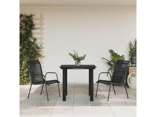 Click here for vidaXL Patio Dining Set Outdoor Furniture 3 Piece... prices