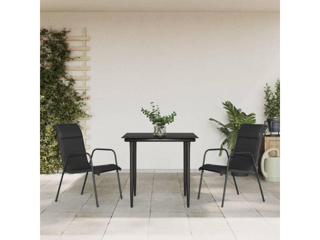 Click here for vidaXL Patio Dining Set Outdoor Furniture 3 Piece... prices