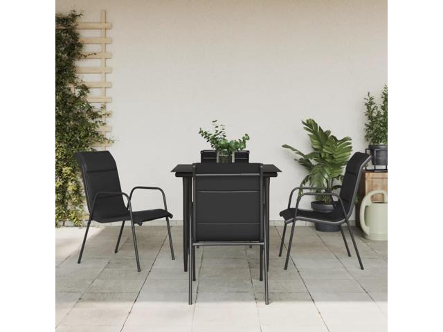 Click here for vidaXL Patio Dining Set Outdoor Furniture 5 Piece... prices
