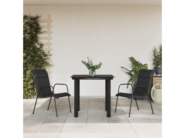 Click here for vidaXL Patio Dining Set Outdoor Furniture 3 Piece... prices