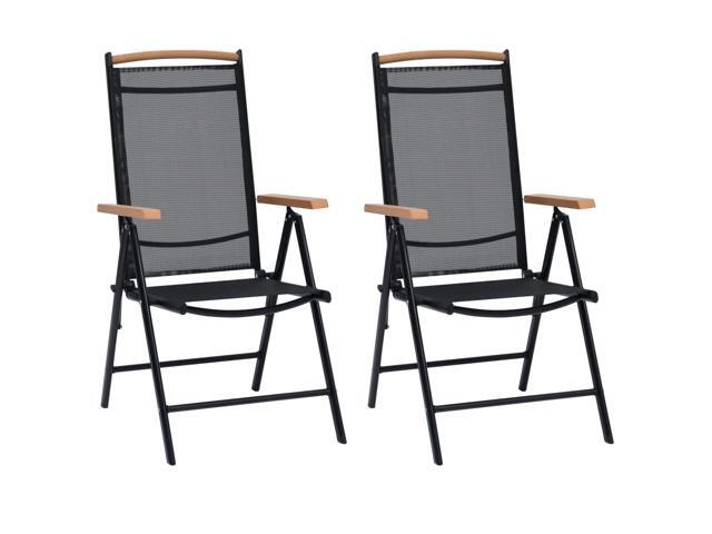 Click here for vidaXL Folding Chair 2 Pcs Folding Lawn Chair Alum... prices