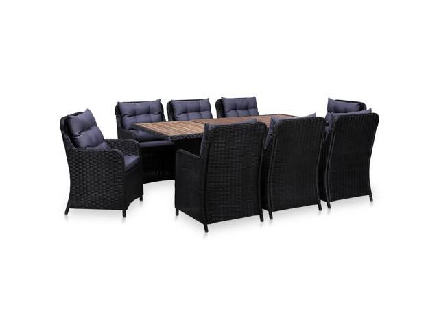 Click here for vidaXL Patio Dining Set 9 Piece Outdoor Table and... prices