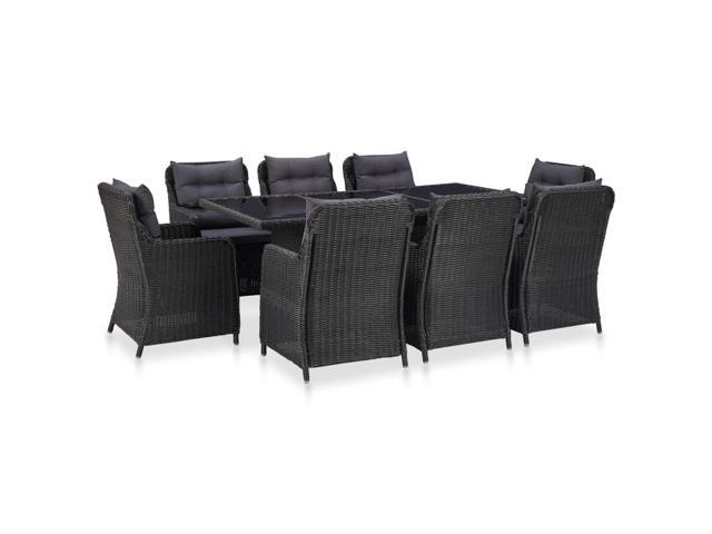Click here for vidaXL Patio Dining Set 9 Piece Outdoor Table and... prices