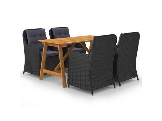 Click here for vidaXL Patio Dining Set 5 Piece Patio Table and Ch... prices
