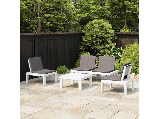Click here for vidaXL Patio Furniture Set 4 Piece Patio Bench Cha... prices