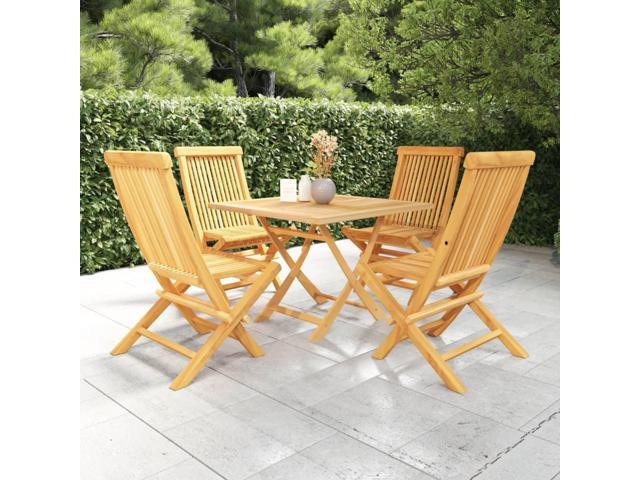 Click here for vidaXL Patio Dining Set 5 Piece Outdoor Table and... prices