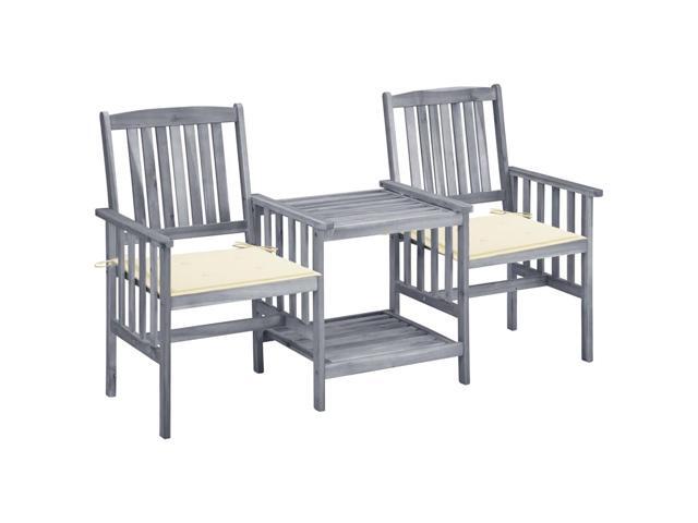Click here for vidaXL Patio Chair Outdoor Chair with Tea Table an... prices