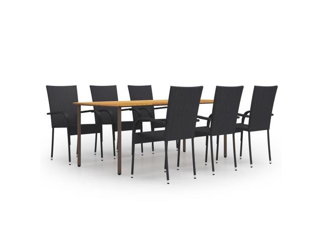 Click here for vidaXL Patio Dining Set Outdoor Table and Chair Se... prices