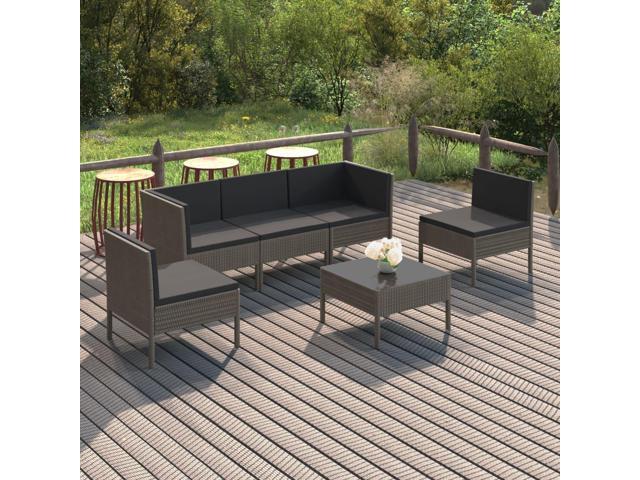 Click here for vidaXL Patio Lounge Set Outdoor Sectional Sofa Set... prices