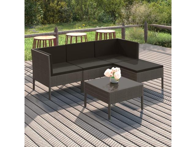 Click here for vidaXL Patio Lounge Set Outdoor Sectional Sofa Set... prices