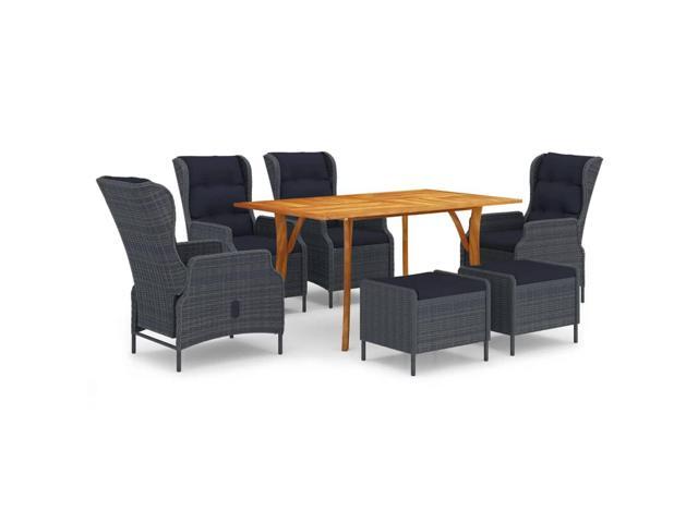 Click here for vidaXL Patio Dining Set Outdoor Dining Set Table a... prices