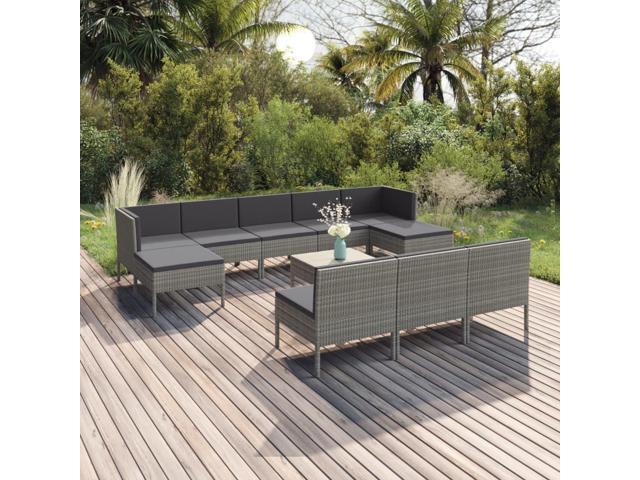 Click here for vidaXL Patio Lounge Set Outdoor Sectional Sofa Set... prices