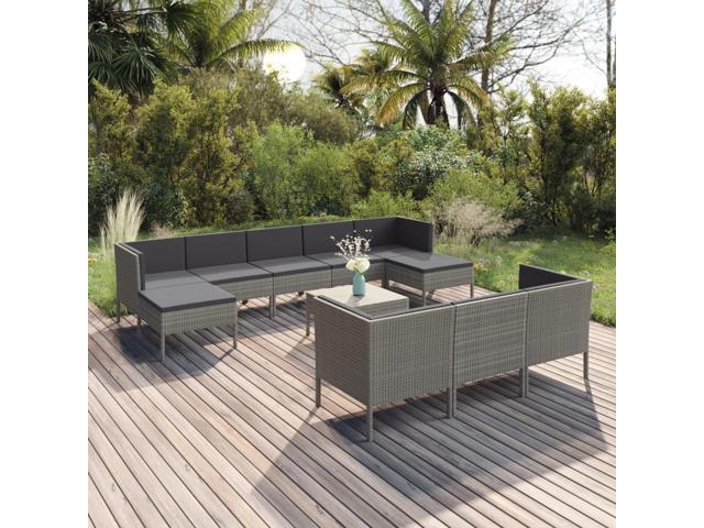 Click here for vidaXL Patio Lounge Set Outdoor Sectional Sofa Set... prices