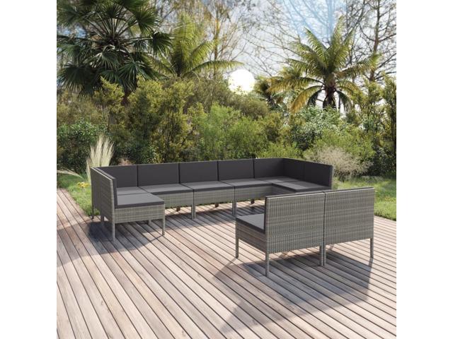 Click here for vidaXL Patio Lounge Set Outdoor Sectional Sofa Set... prices
