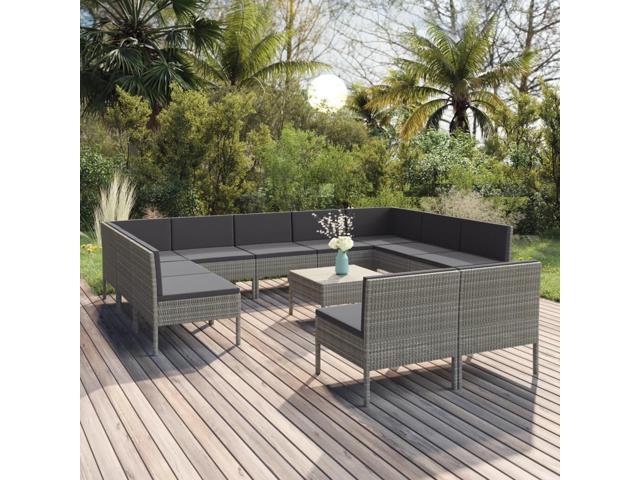 Click here for vidaXL Patio Lounge Set Outdoor Sectional Sofa Set... prices