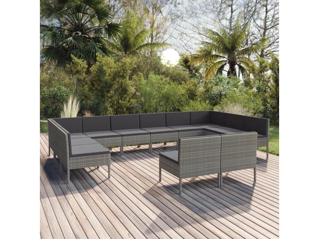 Click here for vidaXL Patio Lounge Set Outdoor Sectional Sofa Set... prices