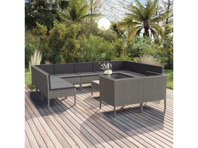 Click here for vidaXL Patio Lounge Set Outdoor Sectional Sofa Set... prices