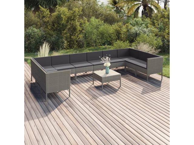 Click here for vidaXL Patio Lounge Set Outdoor Sectional Sofa Set... prices