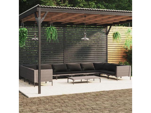 Click here for vidaXL Patio Lounge Set Outdoor Sectional Sofa 11... prices