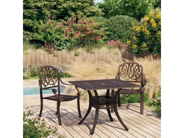 Click here for vidaXL Bistro Set Table and Chair Bistro Table 3 P... prices
