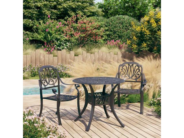 Click here for vidaXL Bistro Set Table and Chair Bistro Table 3 P... prices