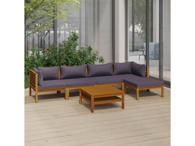 Click here for vidaXL Patio Lounge Set Outdoor Sectional Sofa Set... prices