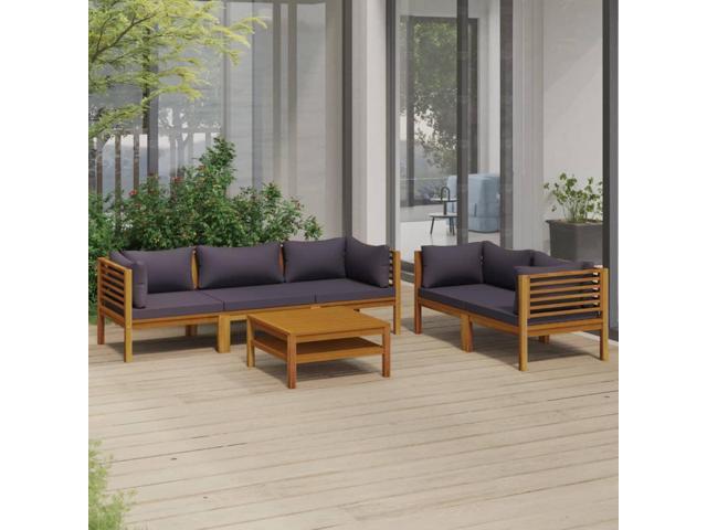 Click here for vidaXL Patio Lounge Set Outdoor Sectional Sofa Set... prices