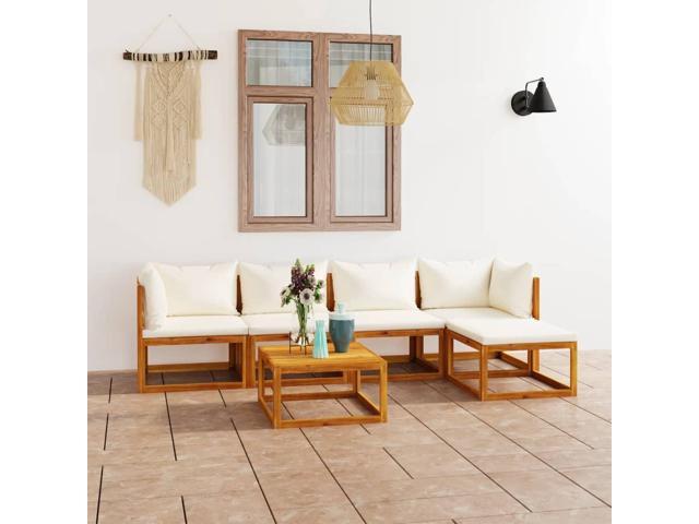 Click here for vidaXL Patio Lounge Set 6 Piece Sofa with Cushion... prices