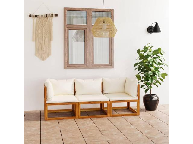 Click here for vidaXL Patio Lounge Set Sectional Sofa with Cushio... prices